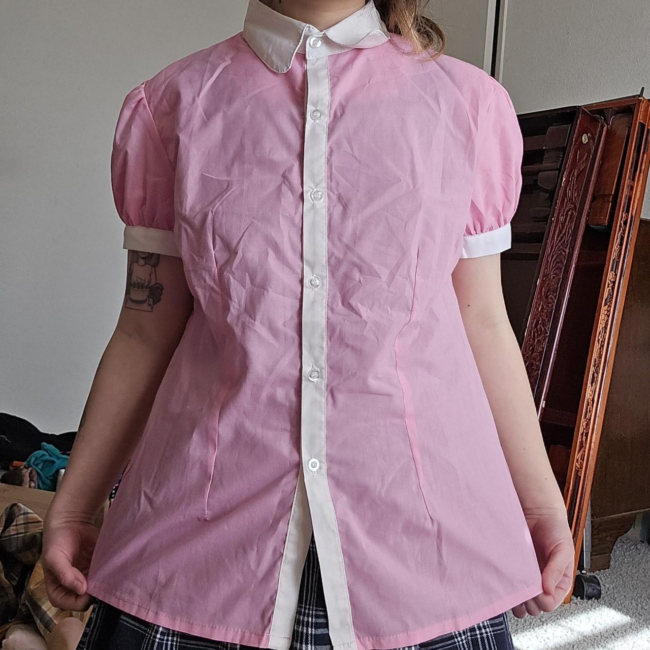 mikan cosplay blouse from danganronpa v3 not... - Depop
