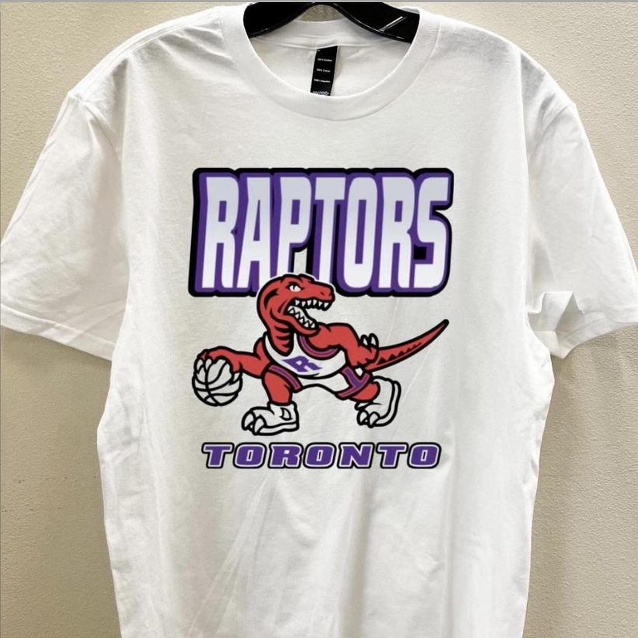 *Vintage* Toronto Raptors white t-shirt! Looks brand... - Depop