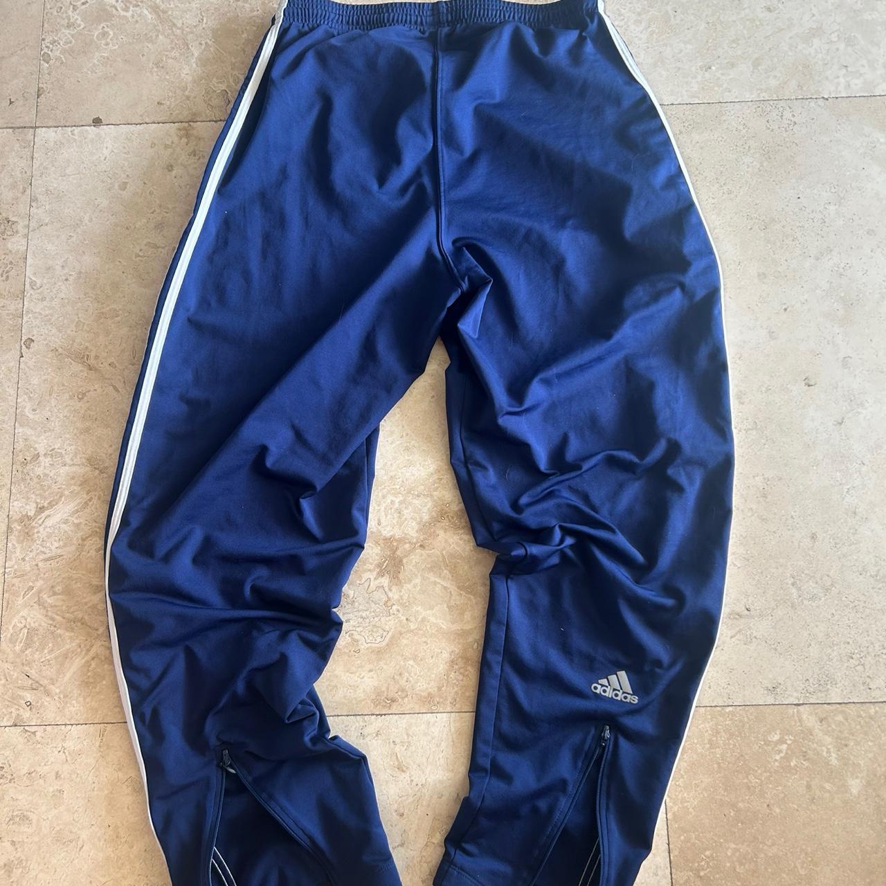 Vintage Adidas Track Pants with adjustable zippers.... | Depop