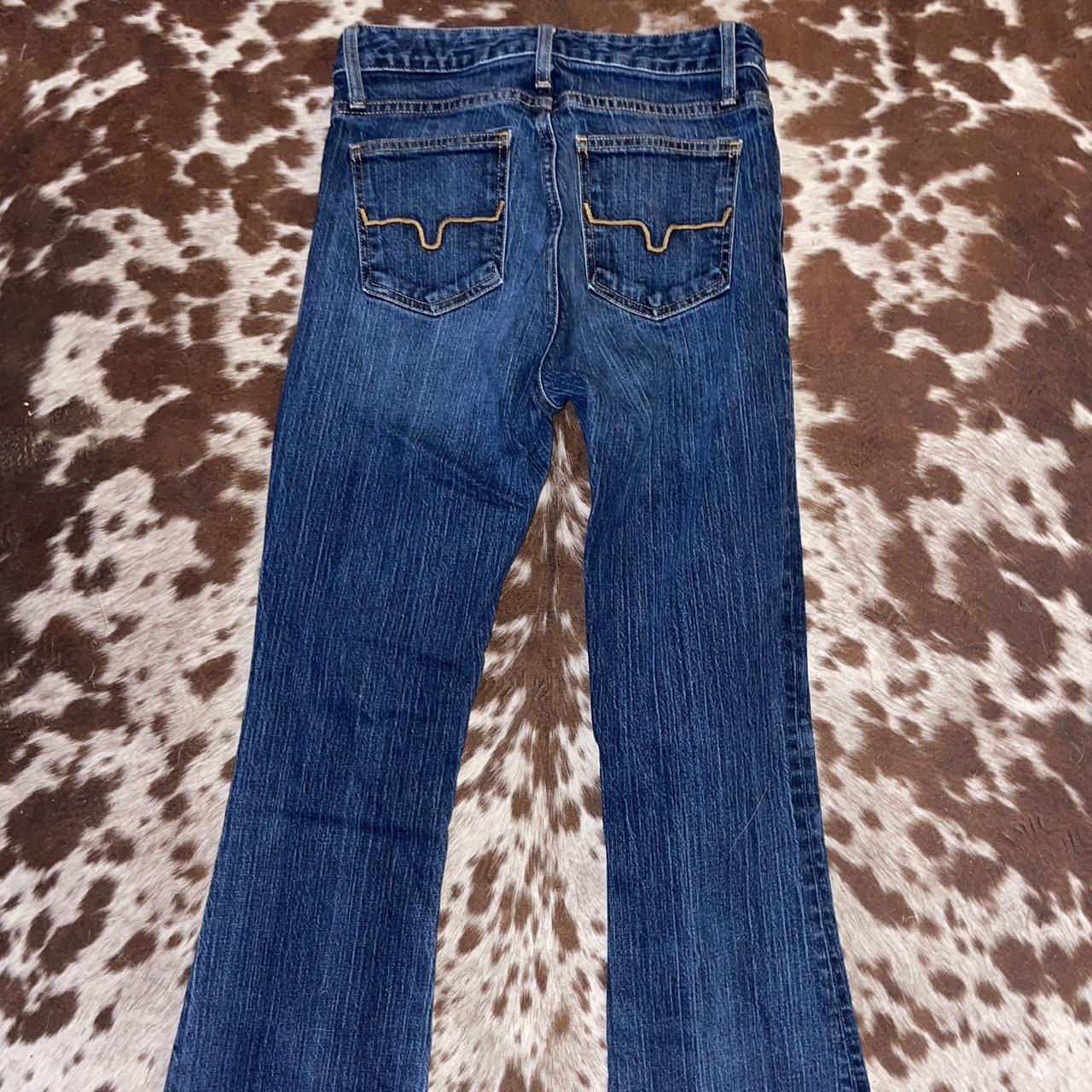 women’s kimes ranch jennifer style flare jeans, dark... - Depop