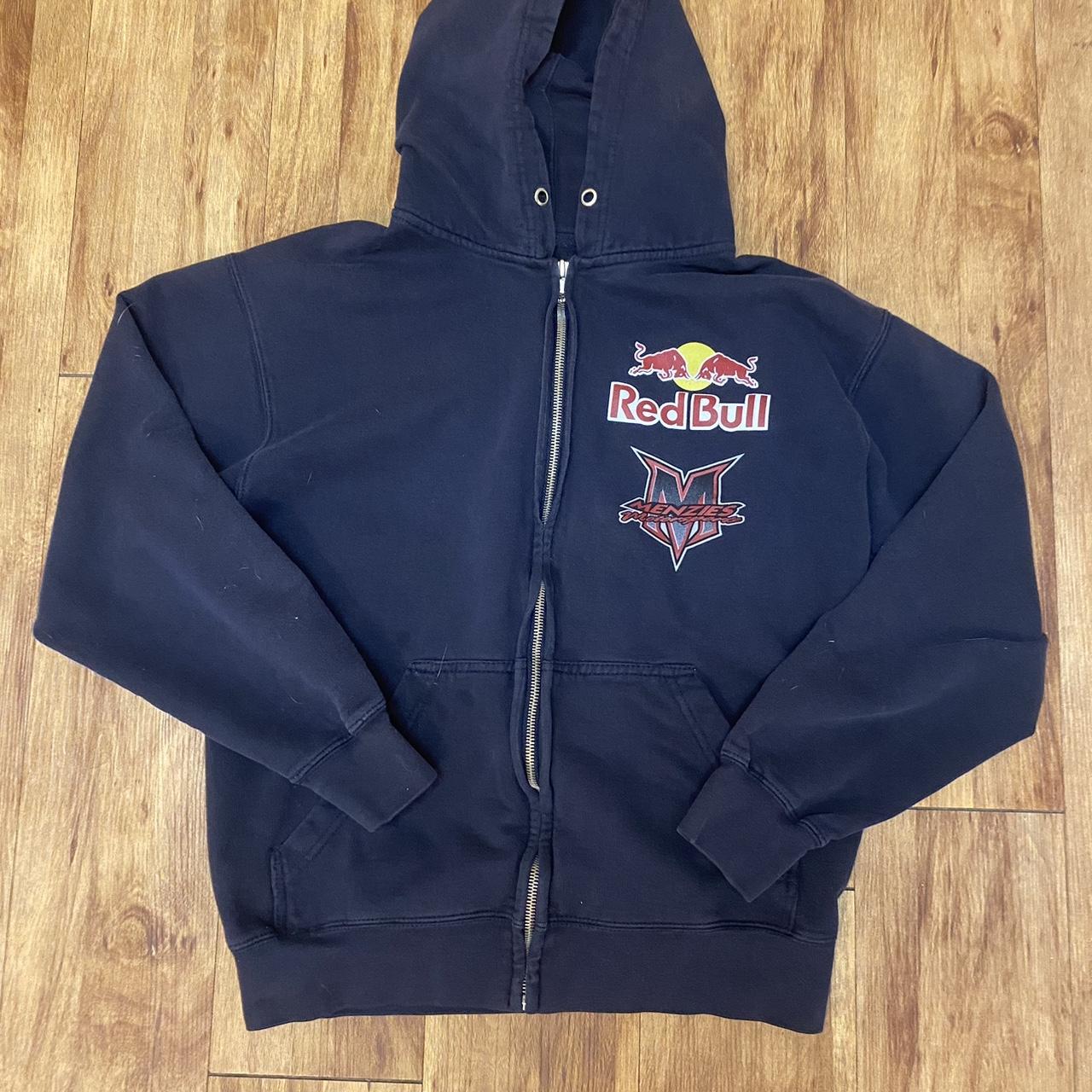 Red Bull Zip Up Size Large - Depop