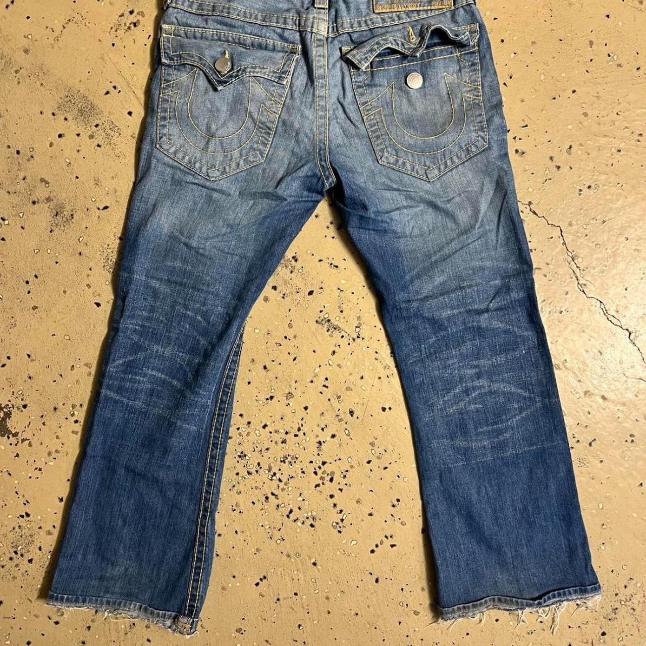 True Religion y2k vintage Billy Men’s Distressed... | Depop