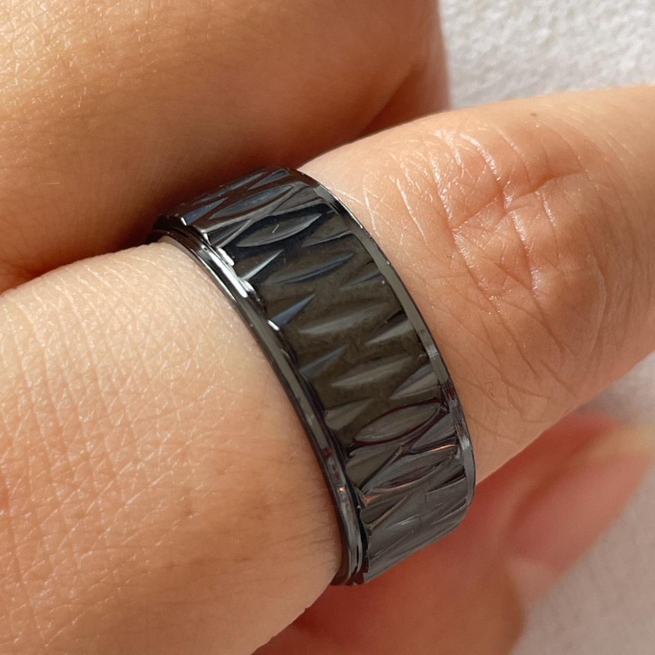 Stylish Stainless Steel Metal Ring for men and... - Depop