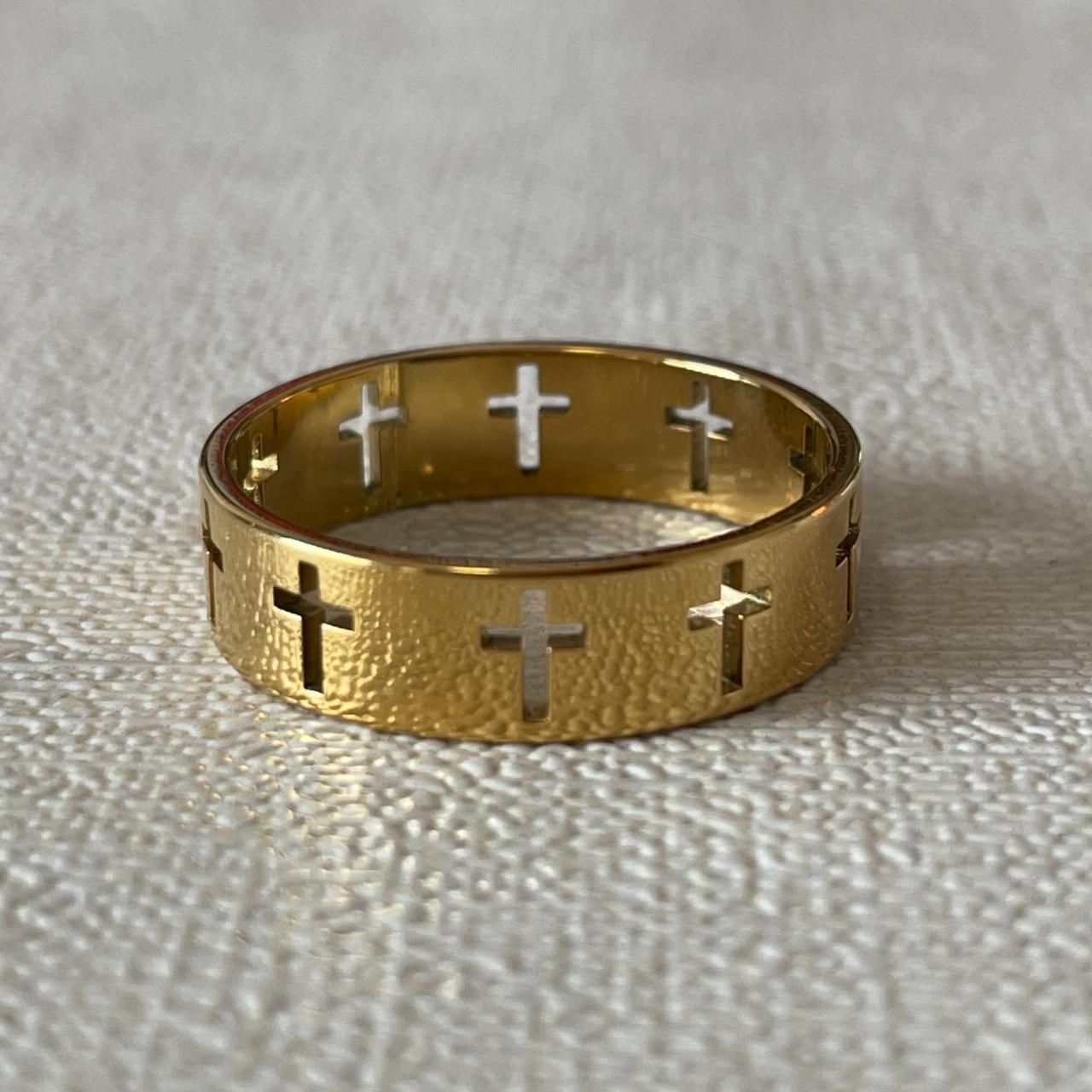 Stylish Stainless Steel Metal Ring for men and... - Depop