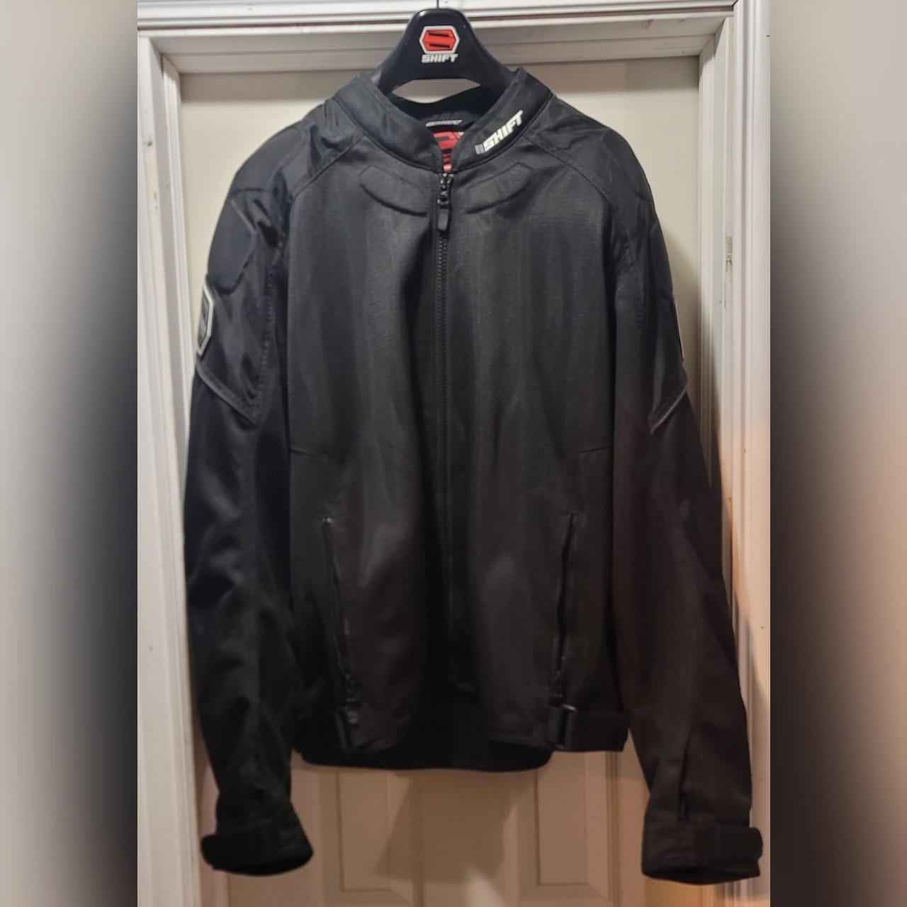 Shift Motorcycle Jacket Mens XXXL Black Motorcycle... - Depop