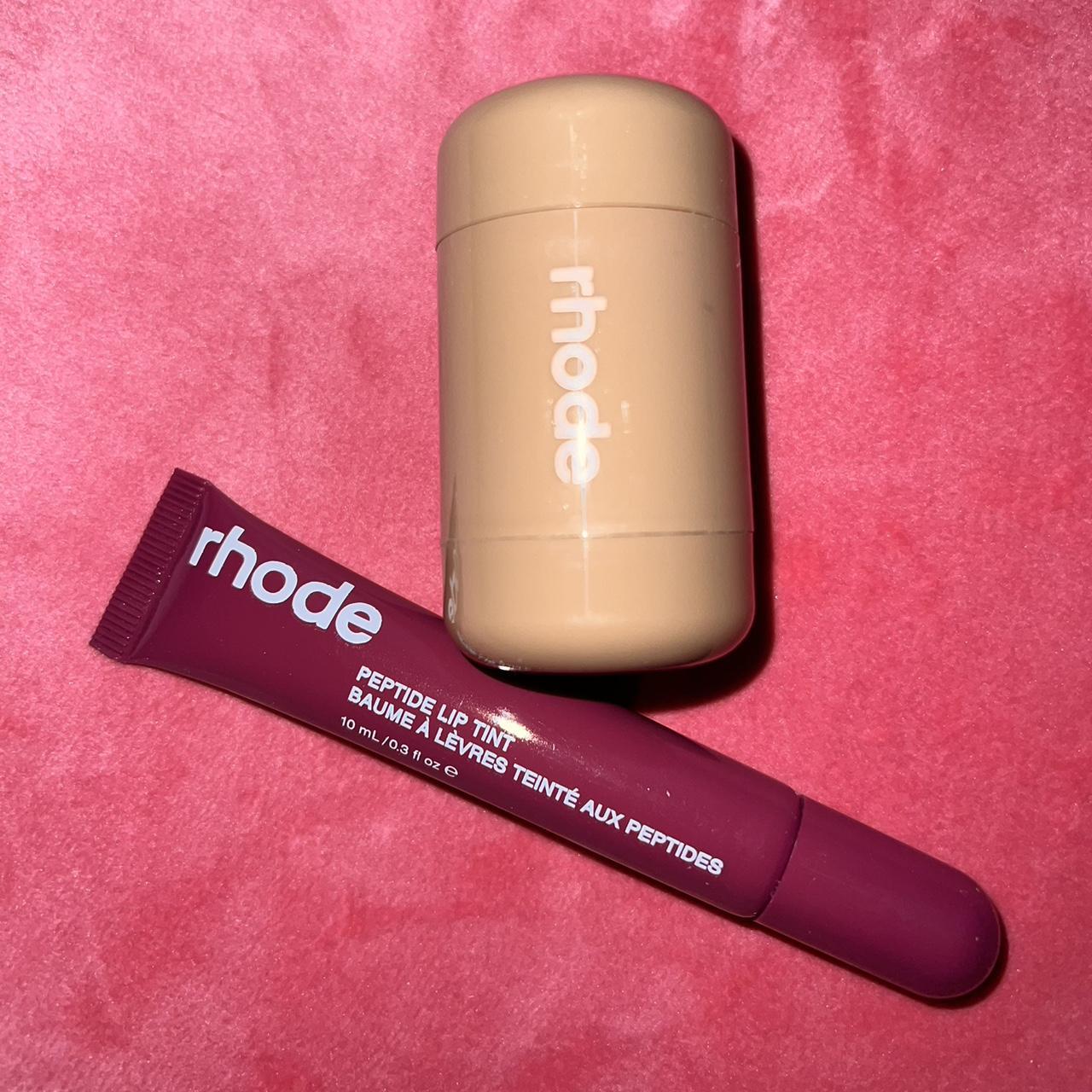Rhode lip peptide shade rasberry jelly and blush... | Depop
