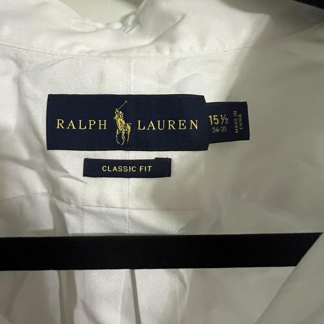 Men’s Polo Ralph Lauren classic fit white button... - Depop