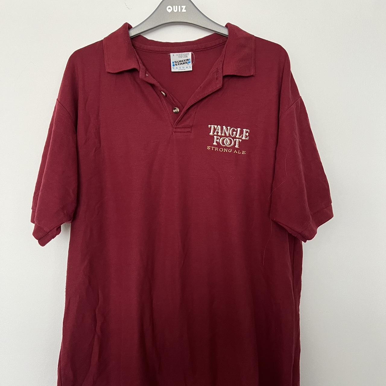 Vintage Tanglefoot Strong Ale Polo USA #vintage... - Depop