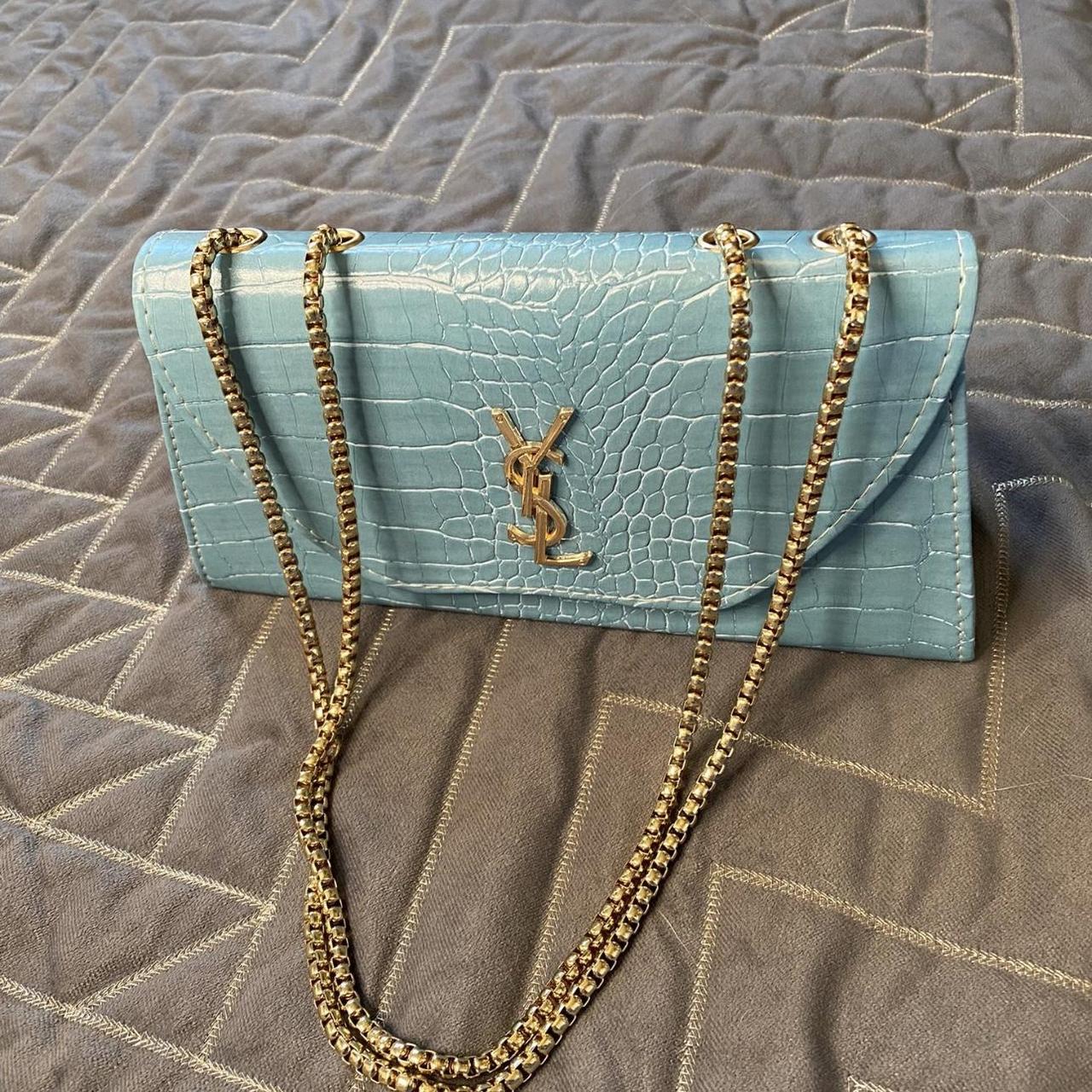Stunning baby blue shoulder bag that can be worn... - Depop