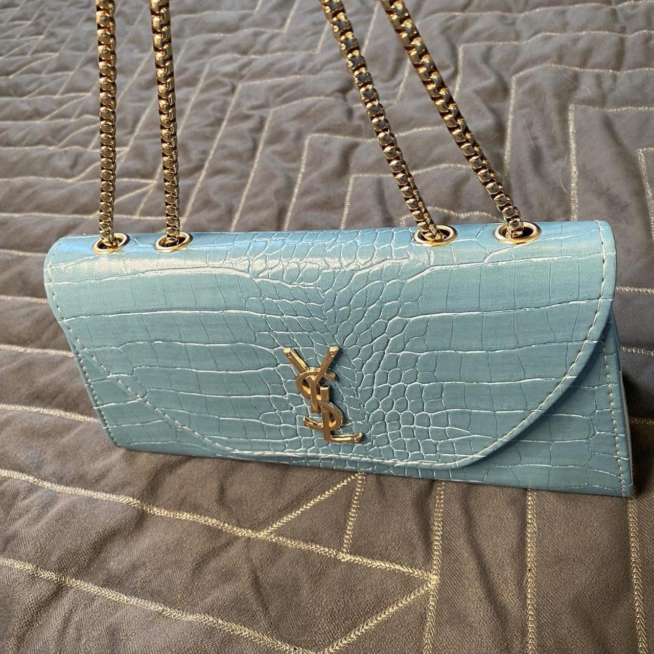 Stunning baby blue shoulder bag that can be worn... - Depop