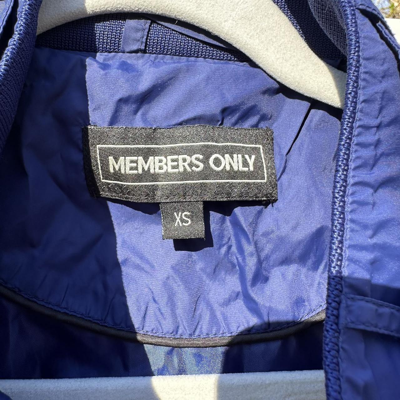 Blue Member’s Only Jacket Color: Blue Size:... - Depop