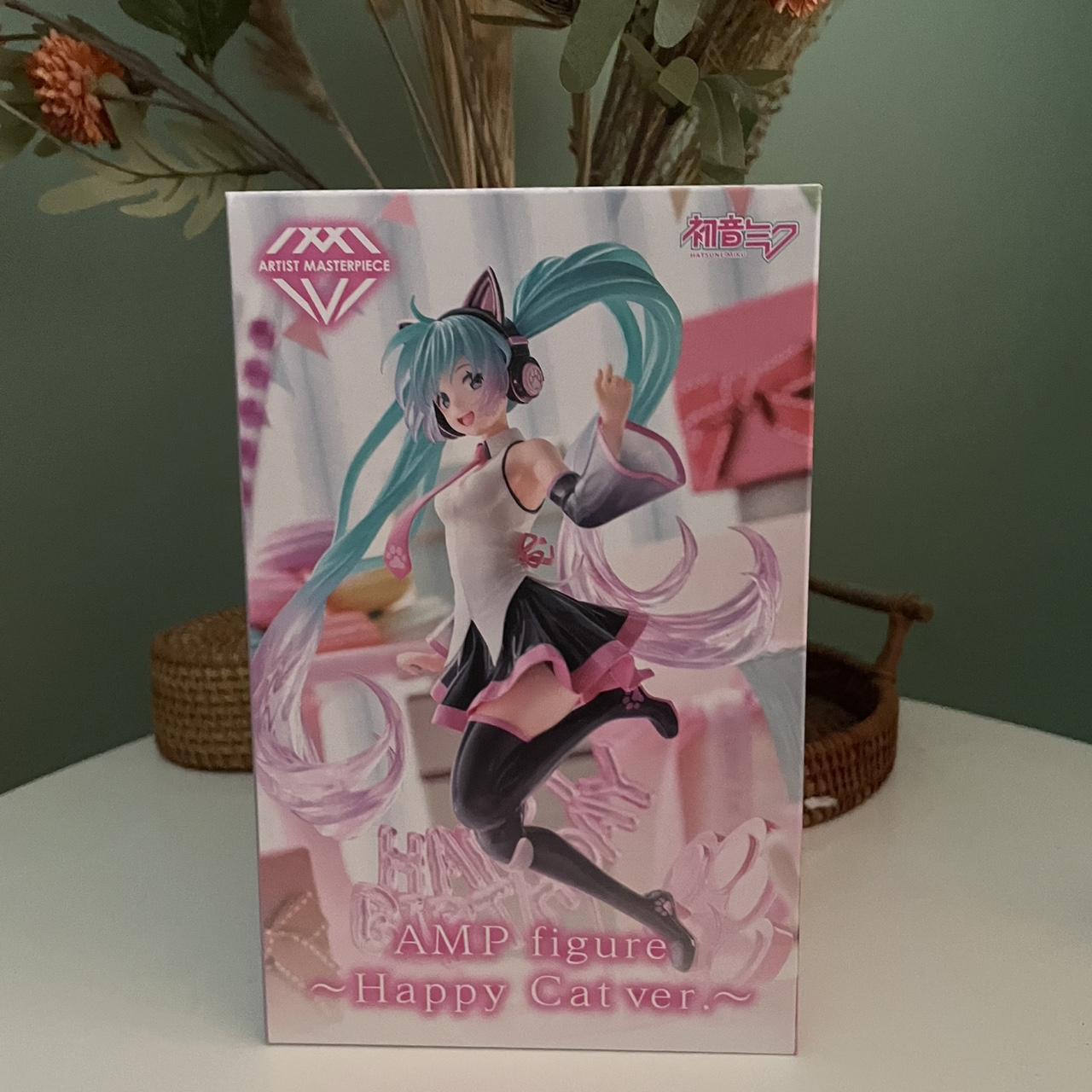 Hatsune miku figure Happy cat version Free... - Depop