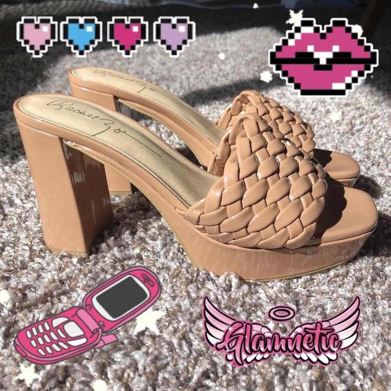 Women's Tan and Cream Sandals | Depop