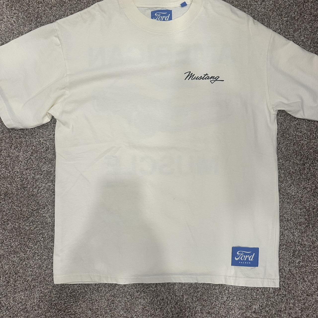 Sick ford graphic t Size L Cream color Boxy... | Depop
