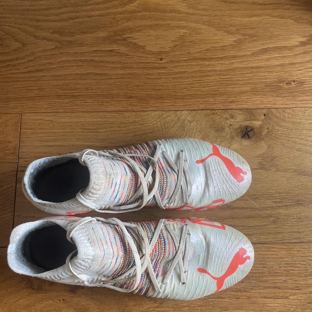 Puma future white football boots - Depop