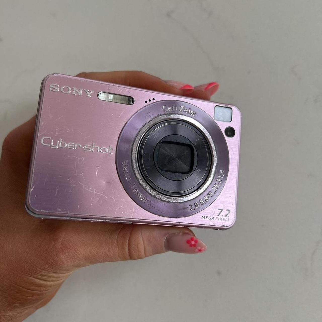 Sony cybershot DSC-W120 digital camera in pink... - Depop