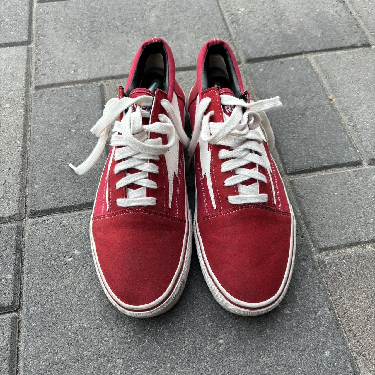ian connor revenge x storm vans red color way no... | Depop