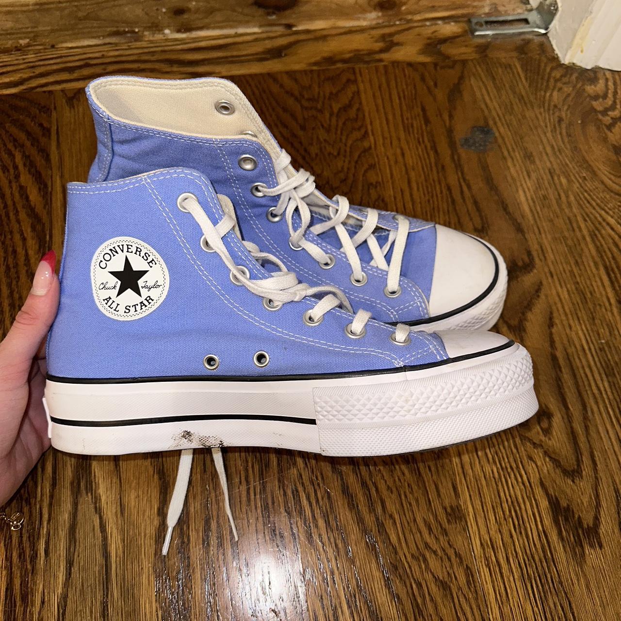 Converse in periwinkle need to be cleaned. Have... - Depop