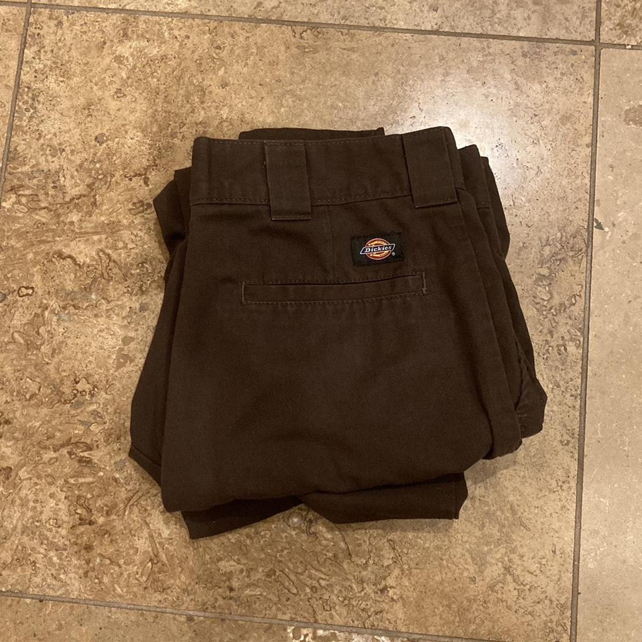 brown dickies 32*32 worn but in perfect condition - Depop