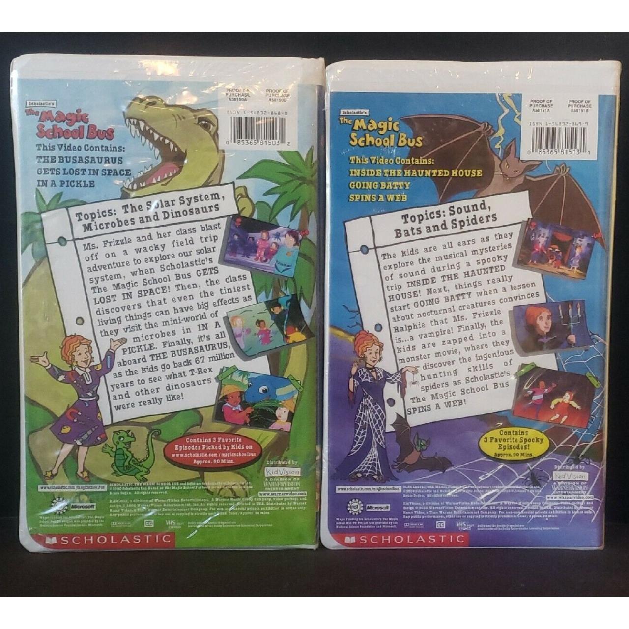Magic School Bus VHS Lot Halloween Creepy Crawly Fun... | Depop