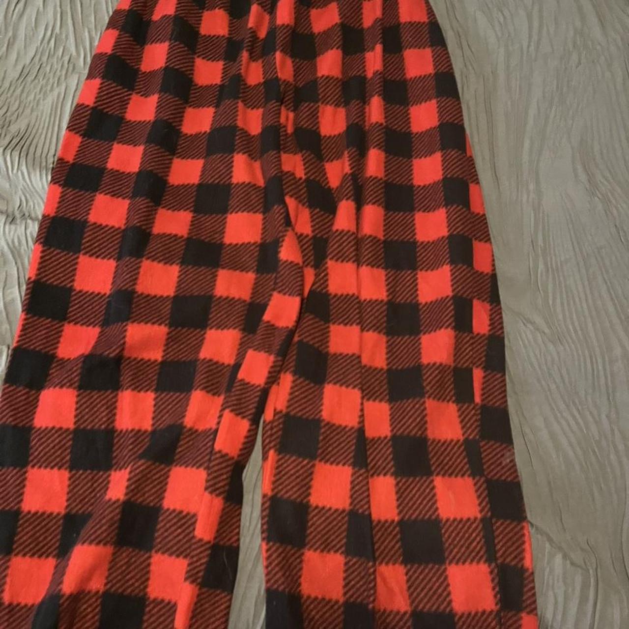 Red and black pj pants ~~~~ #pjs #school #comfy... - Depop