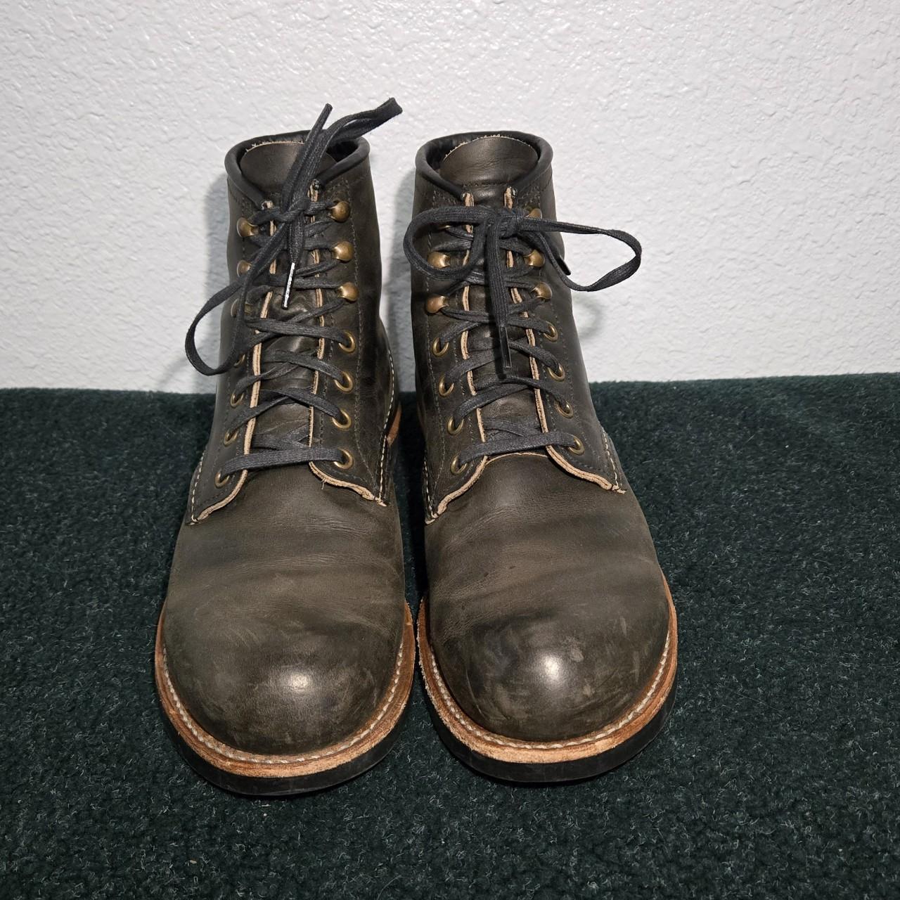 Men's 8D Red Wing Blacksmith 3341 Charcoal Rough &... | Depop