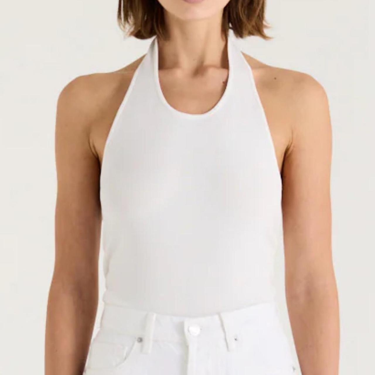 Selling Henne Anella top white size medium Hardly... | Depop