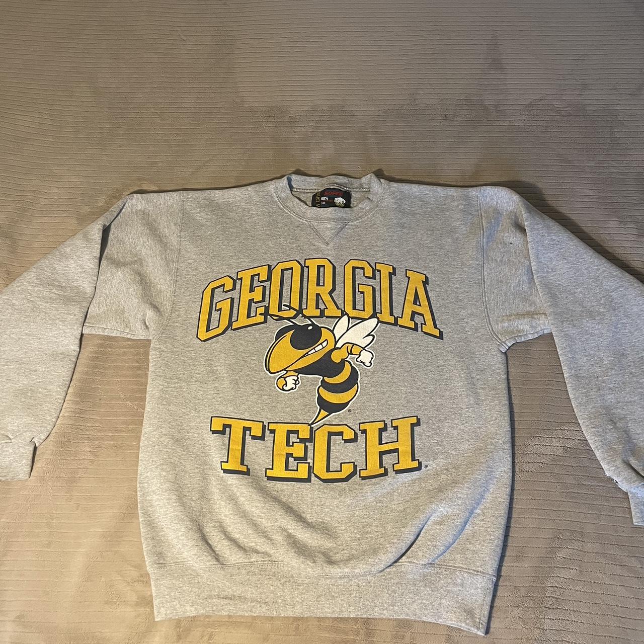 Georgia Tech Vintage crew neck Size Medium Good... - Depop