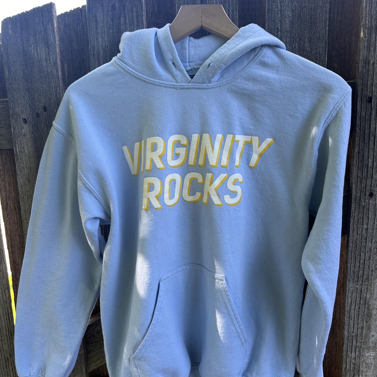 Danny Duncan Virginity Rocks light blue hoodie. The... - Depop