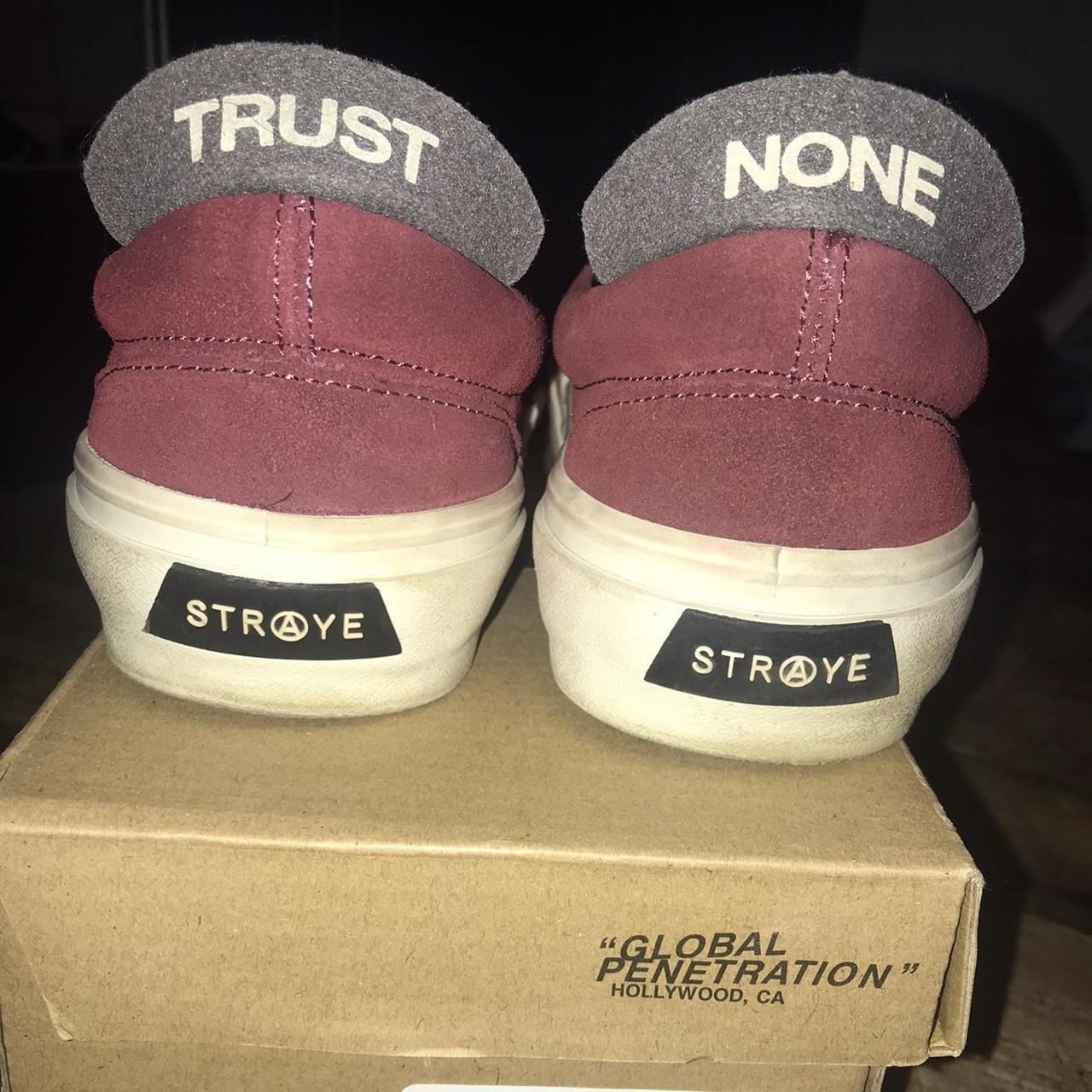 straye ventura burgandy/bone shoes like vans but... - Depop