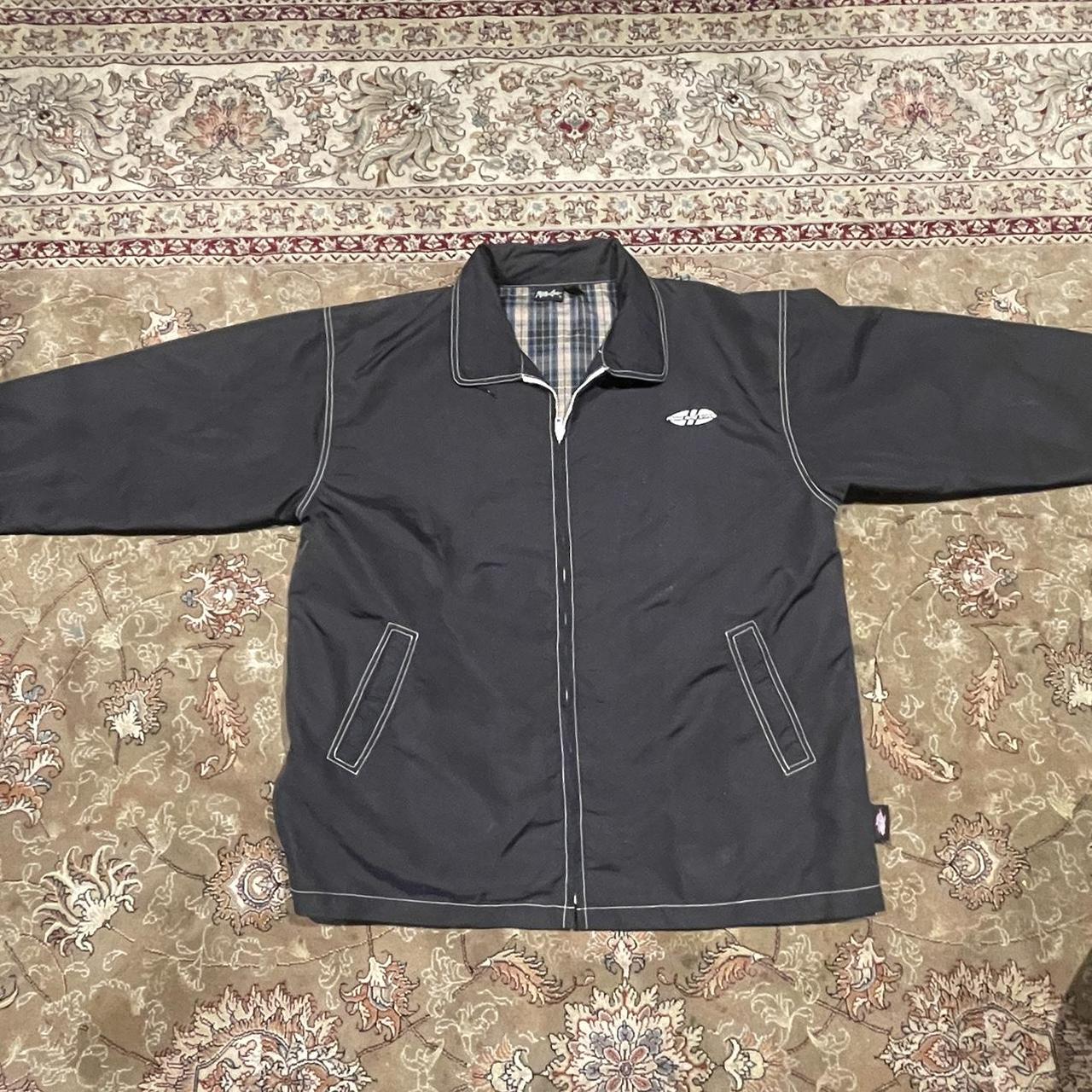 Men’s vintage surf jacket, shiny appearance and clean. - Depop