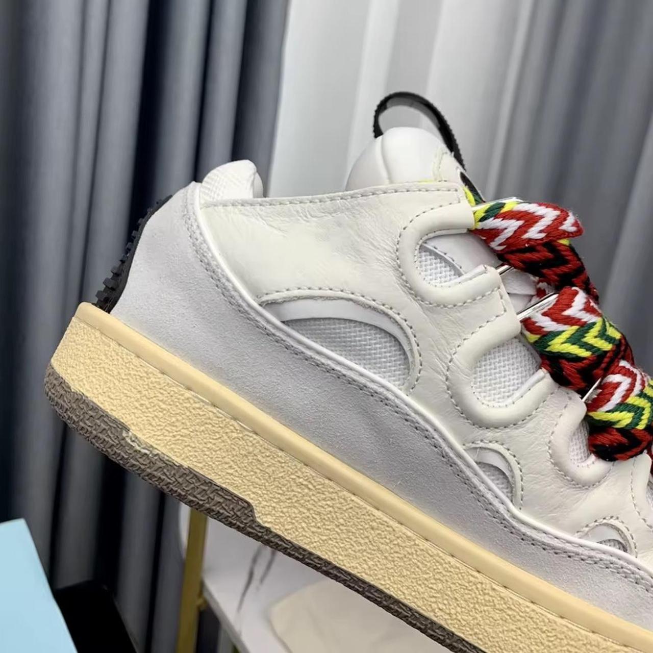 White & multi-coloured Lavin Curbs Still brand new ! | Depop