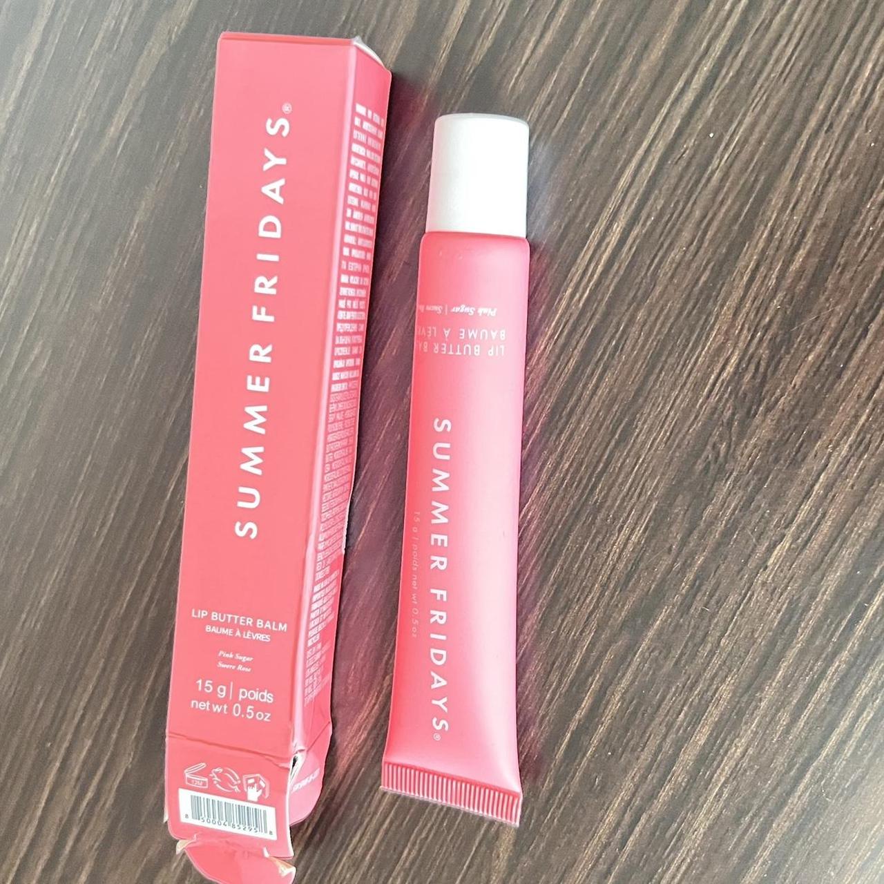 Summer Fridays lip butter balm in poppy flavour... | Depop