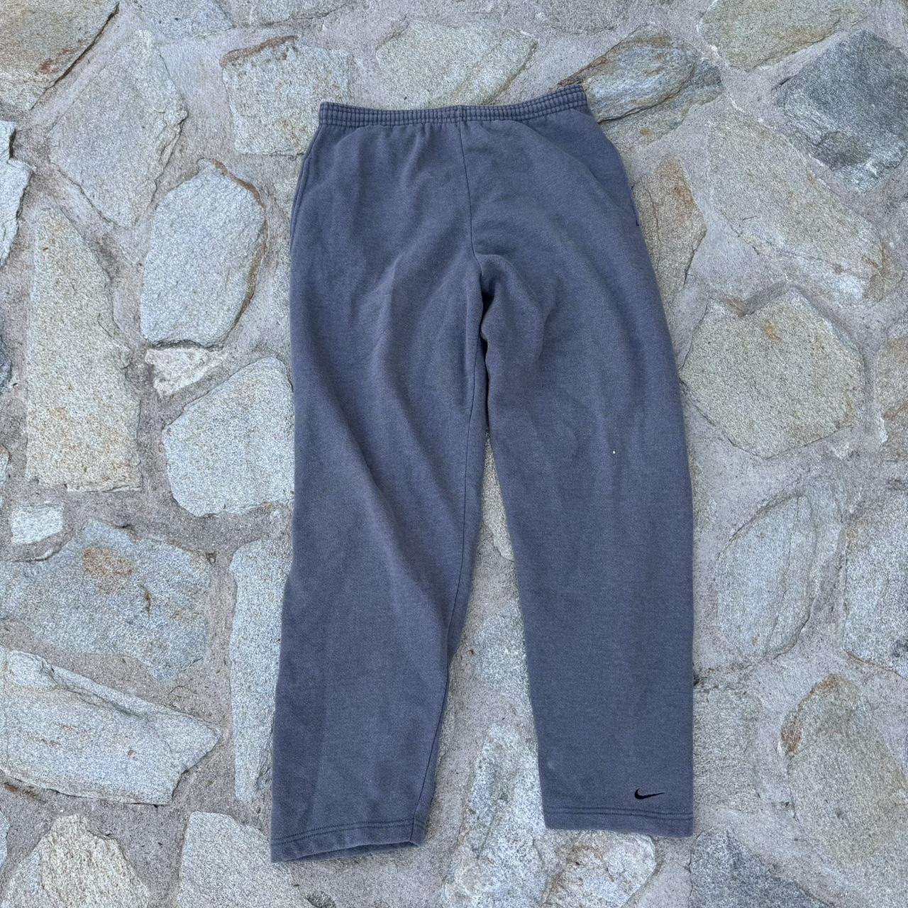 Tuff Vintage Grey Nike Sweatpants Size:... - Depop