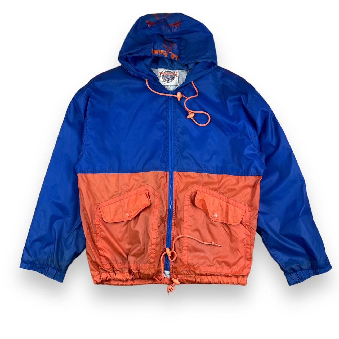 Men's Blue and Orange Jacket | Depop