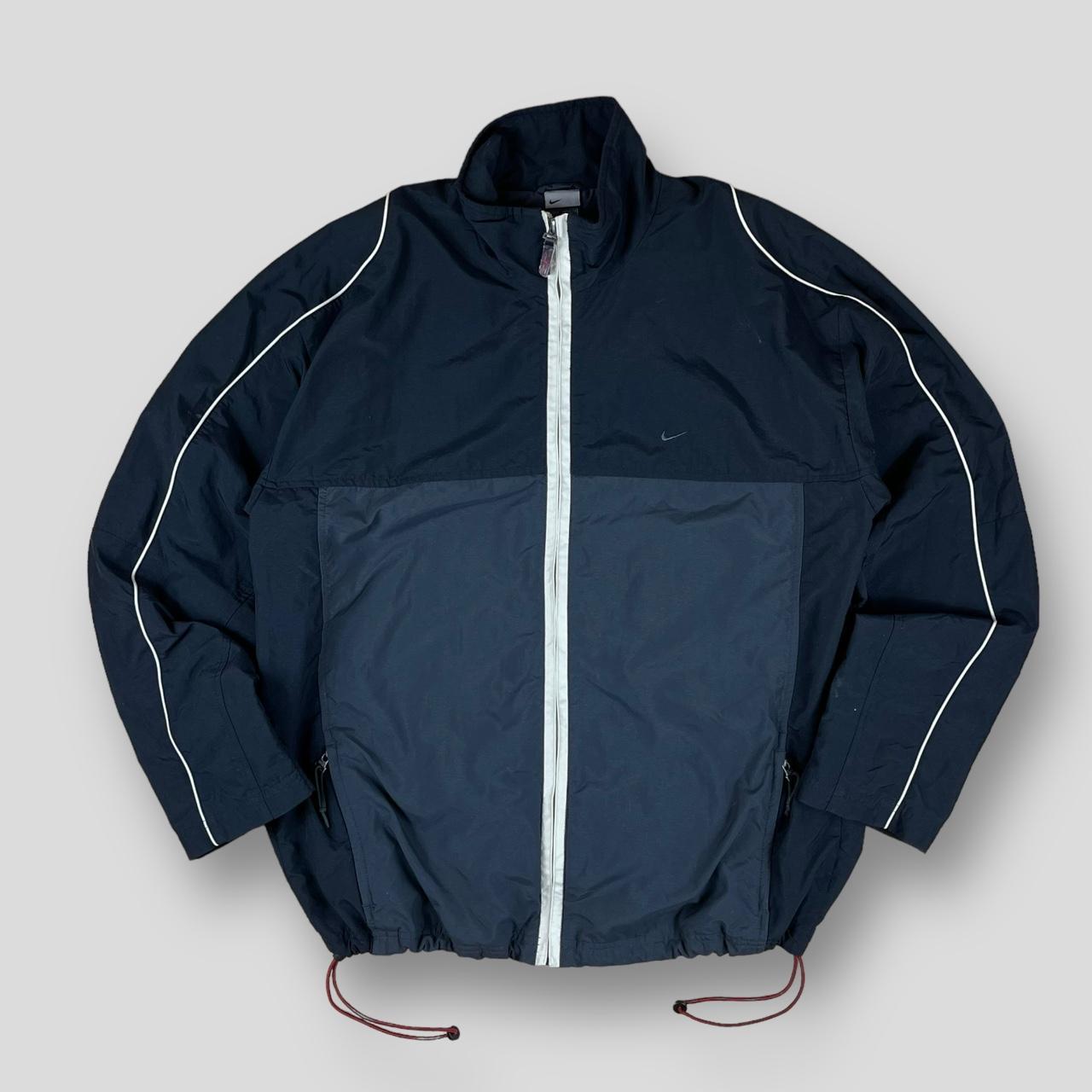 Nike jacket Adjustable waist Embroidered logo Size... - Depop