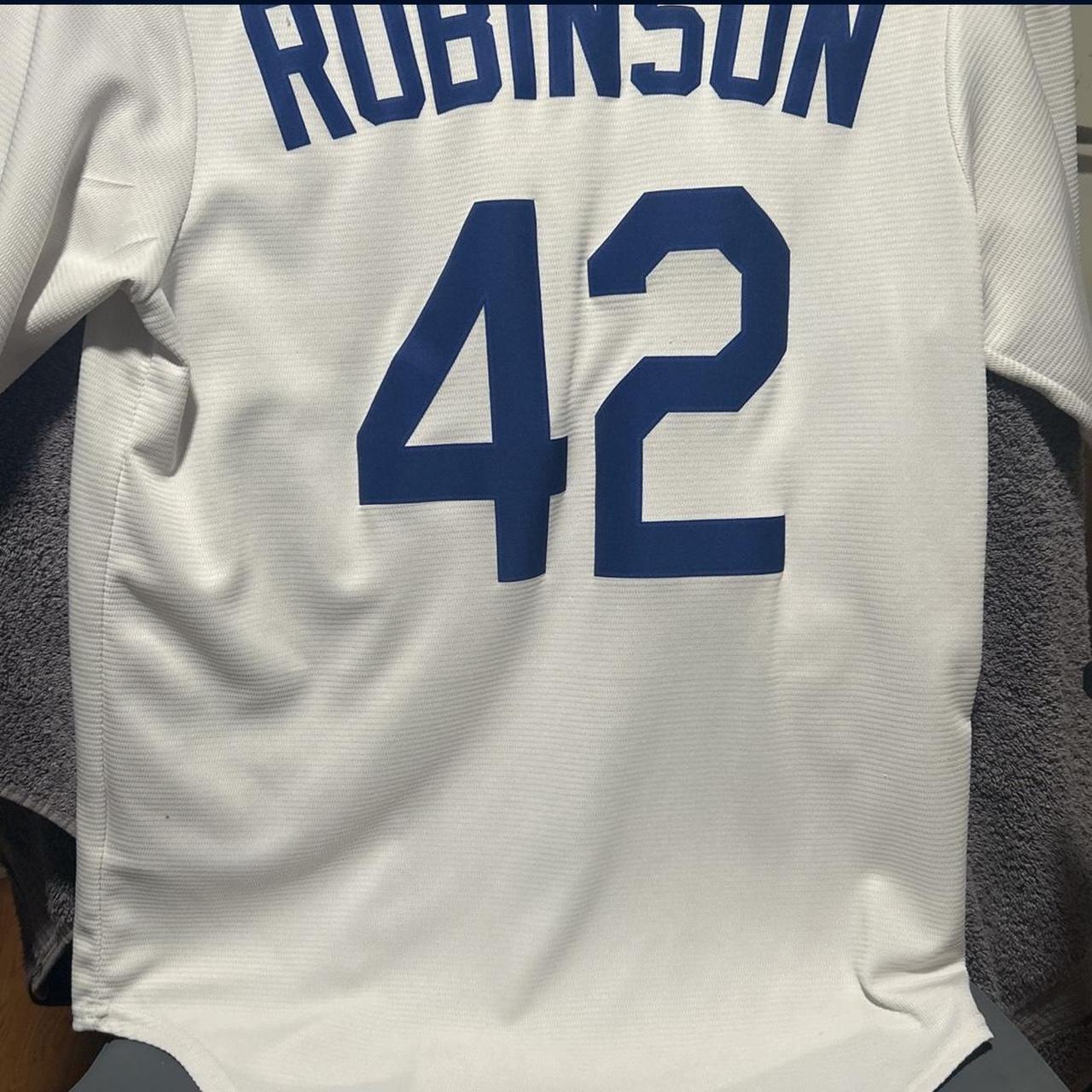 Nike Jackie Robinson Brooklyn Dodgers jersey size... | Depop