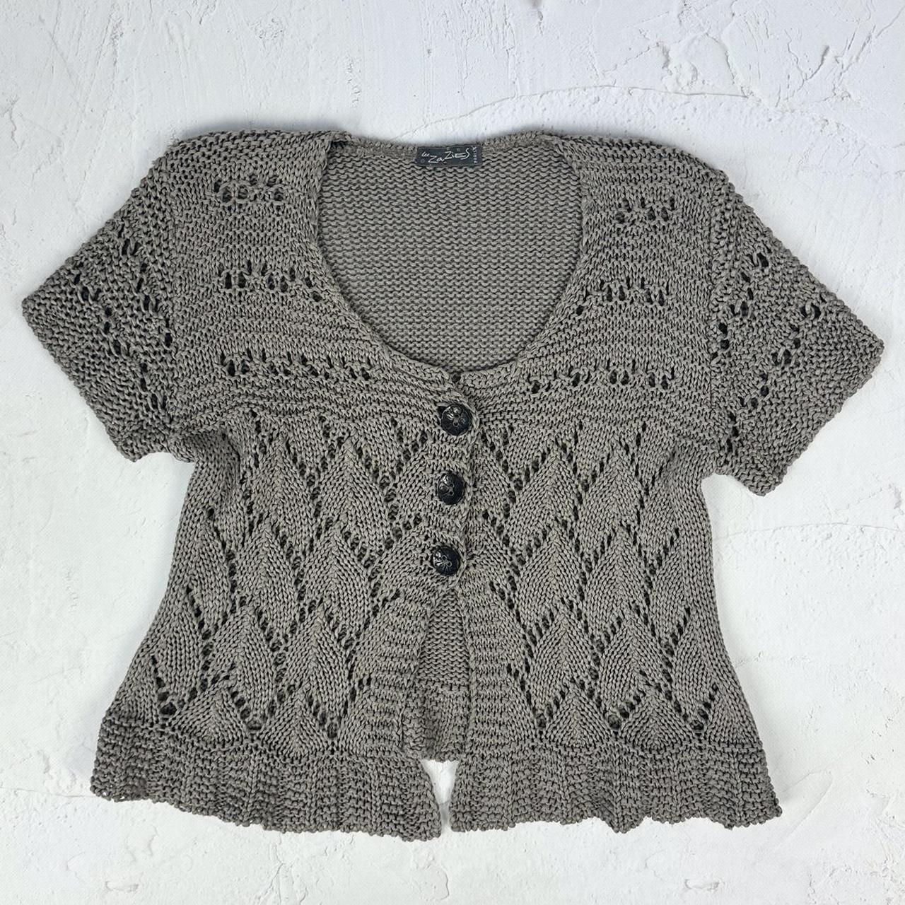 Vintage Knit Top The size is S/M Excellent Preowned... - Depop
