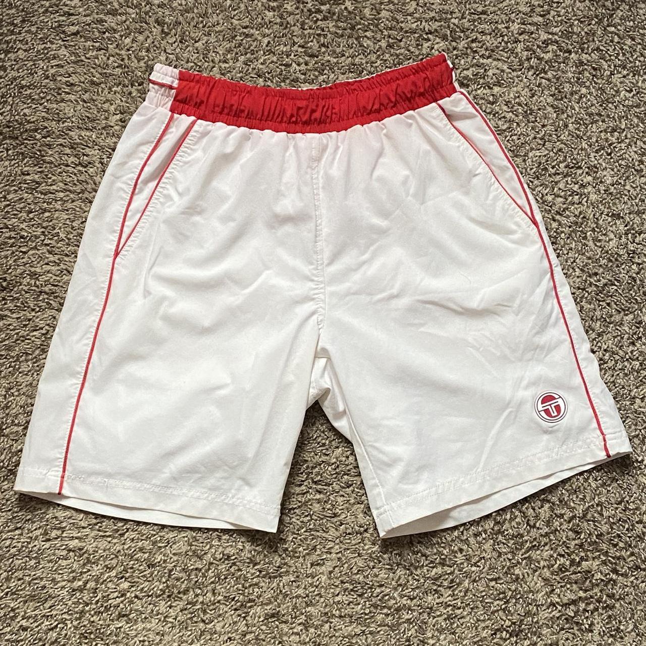 SergioTachhini size: S old basketball shorts, has... | Depop