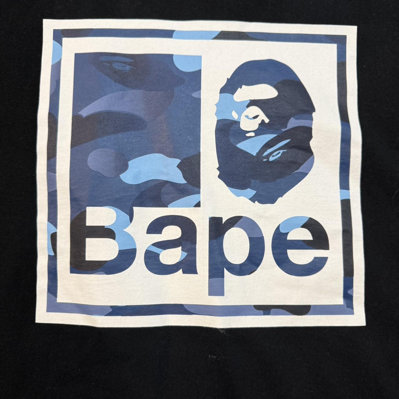 Bape brand graduation camo long sleeve black 115 new - Depop