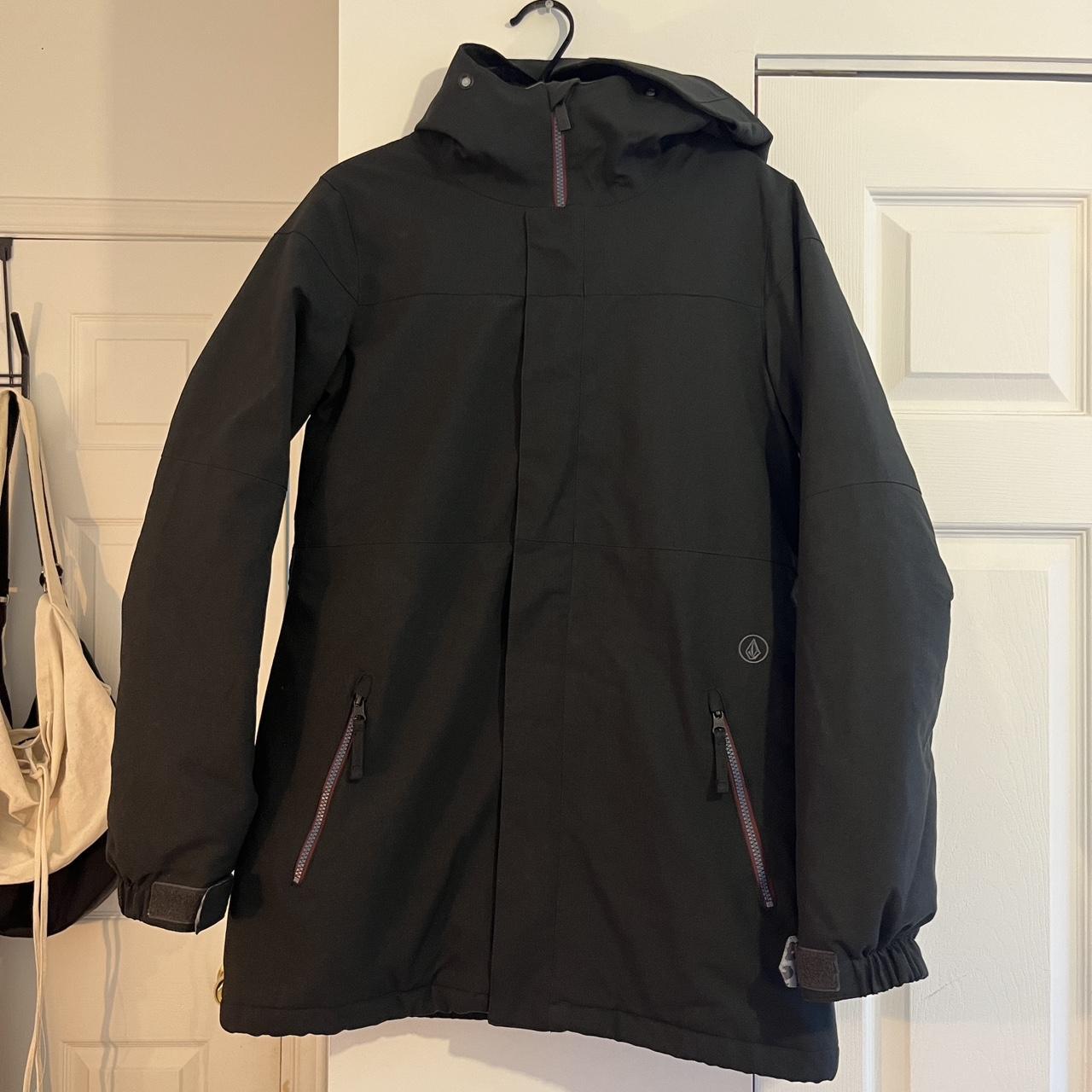 Volcom long women jacket Large size Underarms zip... | Depop