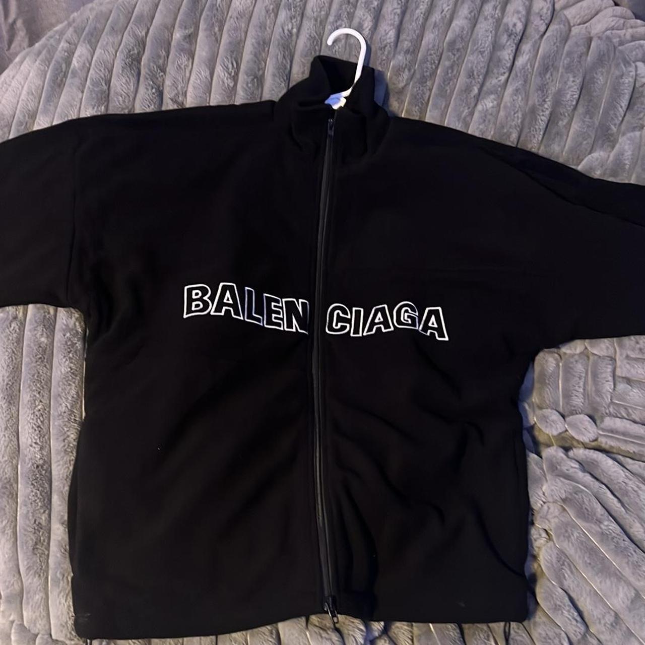 Balenciaga Big Fleece Jacket - Depop