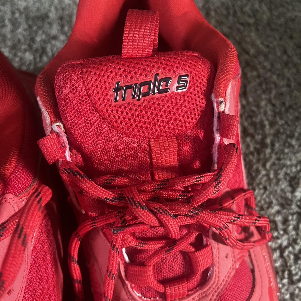 Red tripple s balenciagas #balenciaga #shoes... - Depop