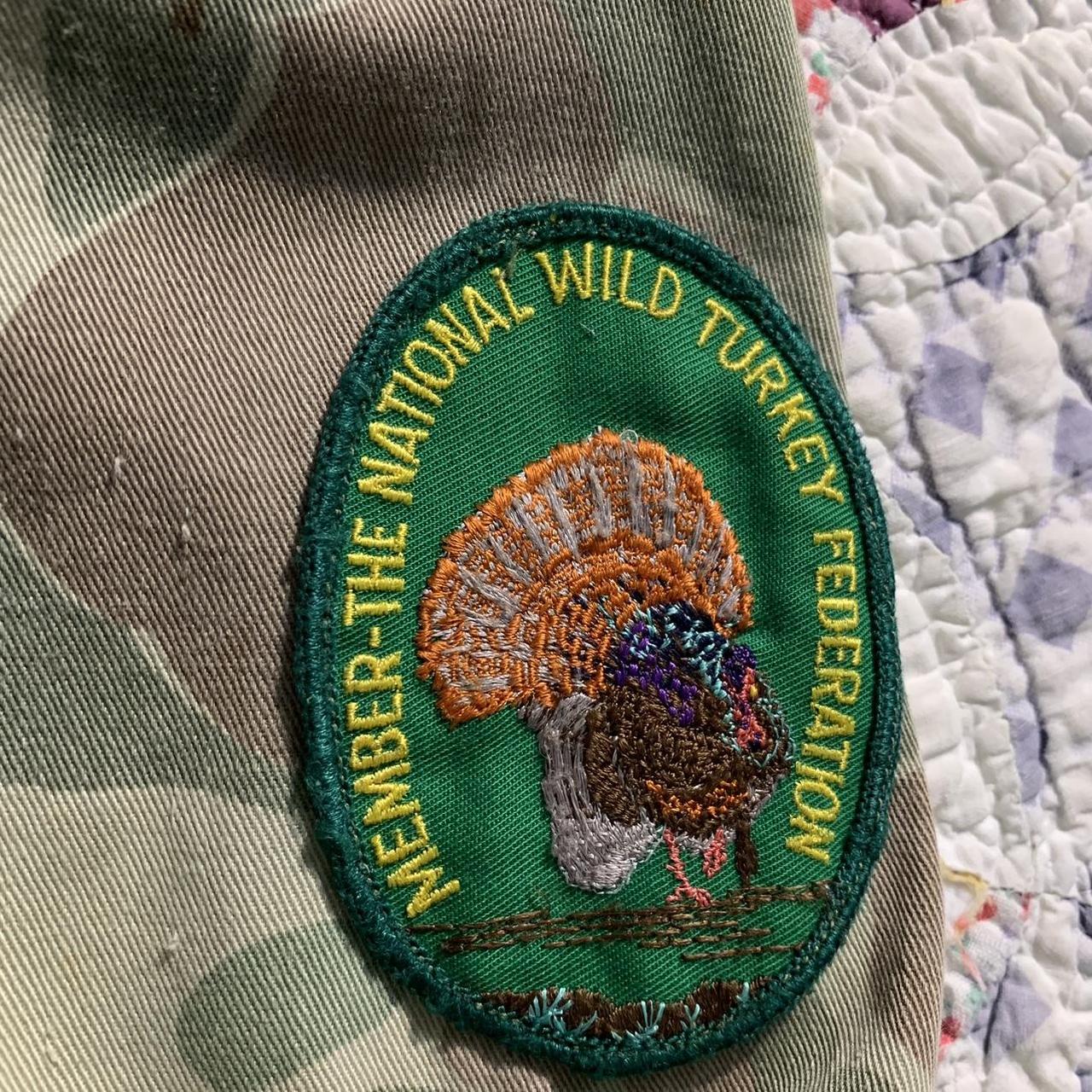 Vintage camo turkey hunting jacket, with a sweet... - Depop