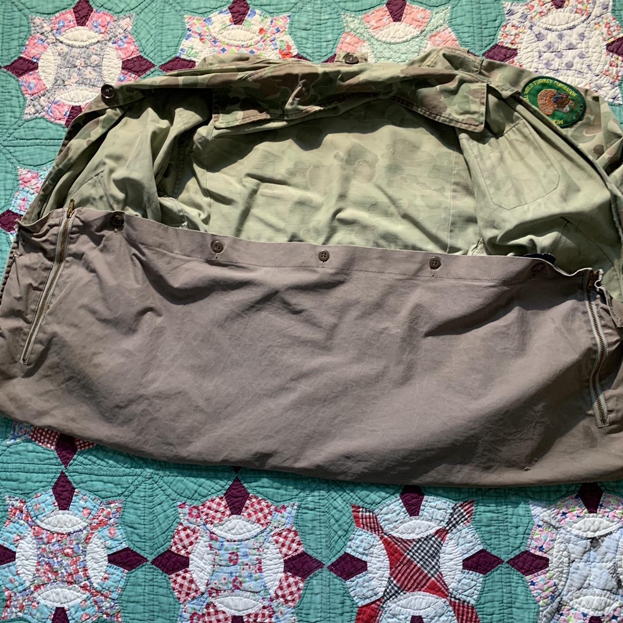 Vintage camo turkey hunting jacket, with a sweet... - Depop