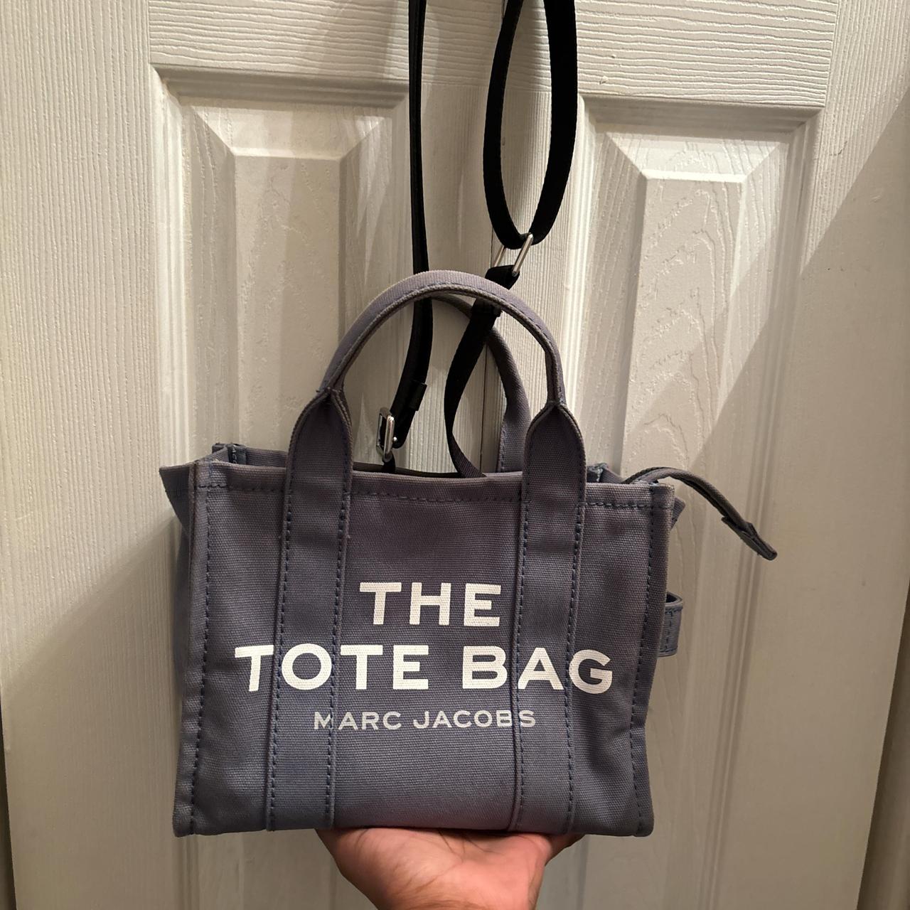 Baby blue Marc Jacobs tote bag. - Depop