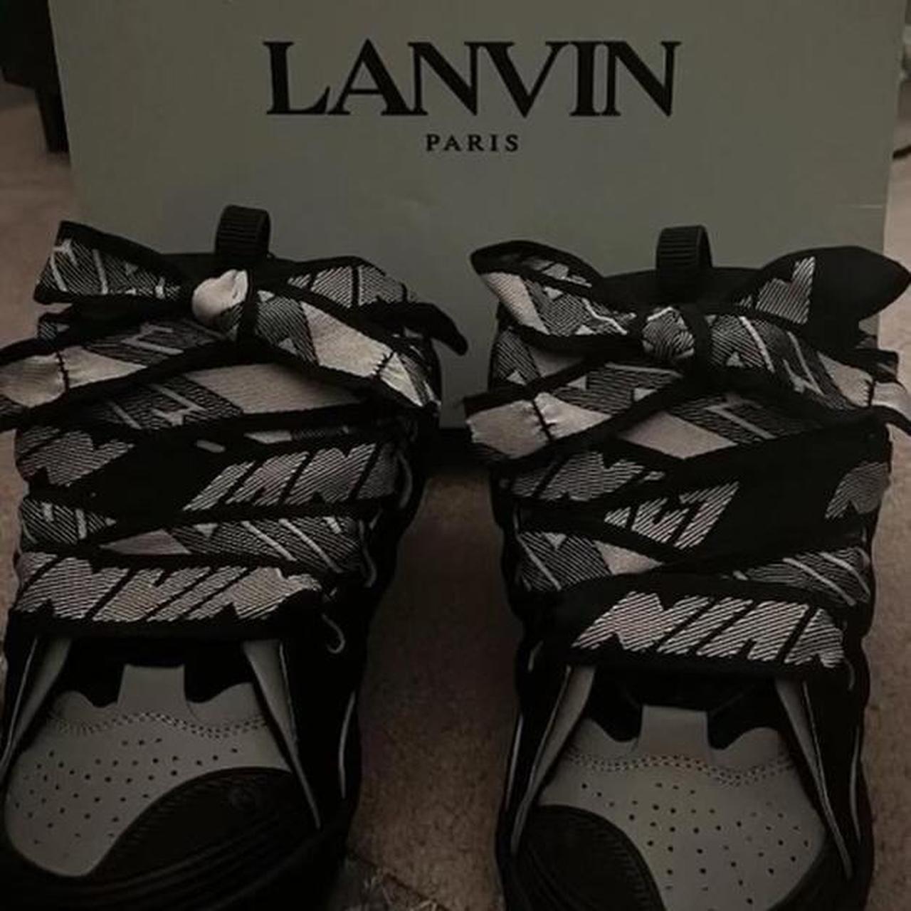 Trynna get these Black and grey lanvins off my... - Depop