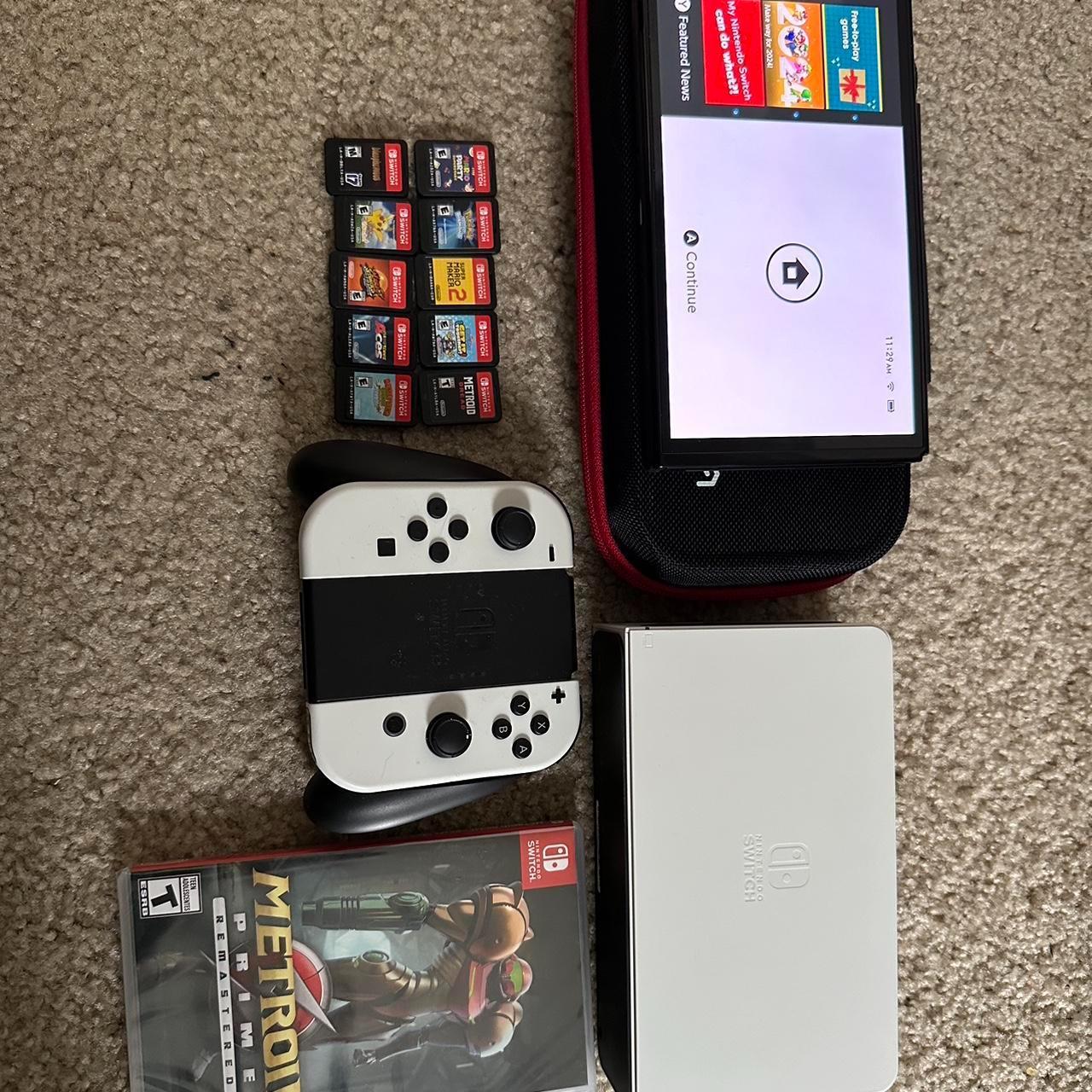 Ultimate switch OLED bundle. Include the console... - Depop