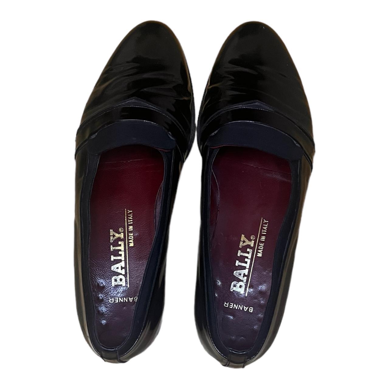 Bally Banner Italian Patent Leather Loafers Men's... - Depop