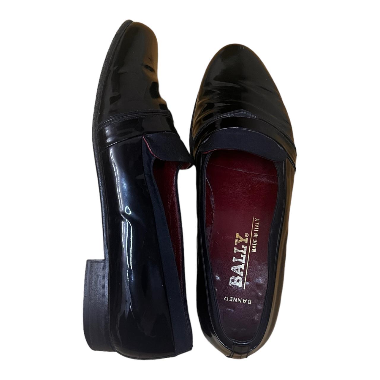 Bally Banner Italian Patent Leather Loafers Men's... - Depop